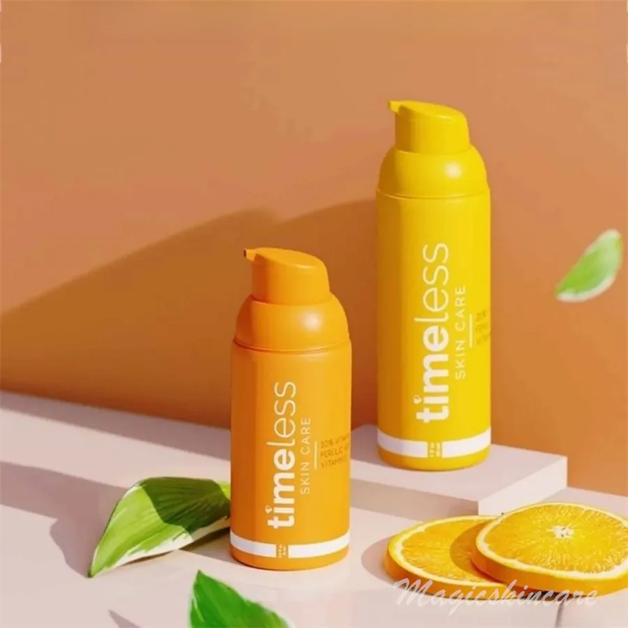 DHgate.com:Vitamin C Serum Skincare Timeless Face Serum 20% 10% VC Serum Time less Coenzyme Q10 ...