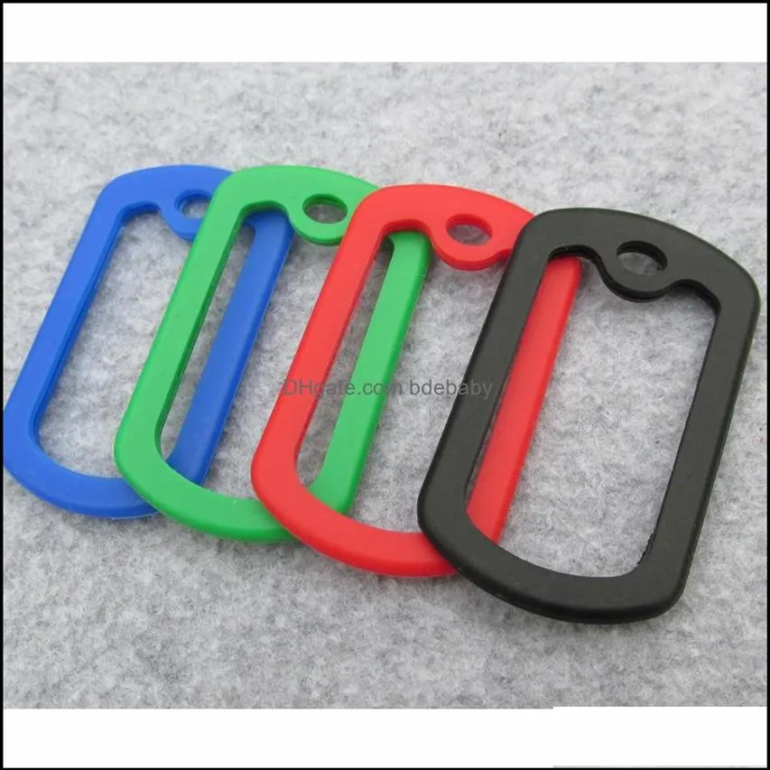 DHgate.com:Square Rubber Silencers for Dog Tags | 100-Pack Noise ...