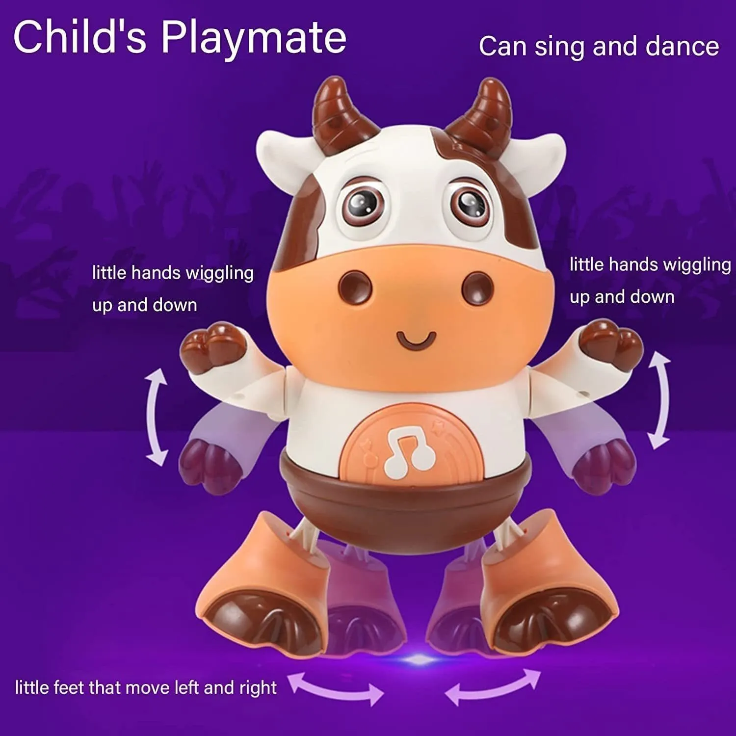 Interactive Toy Animals Dancing Cow: Musical Toy With... From Daye08 ...