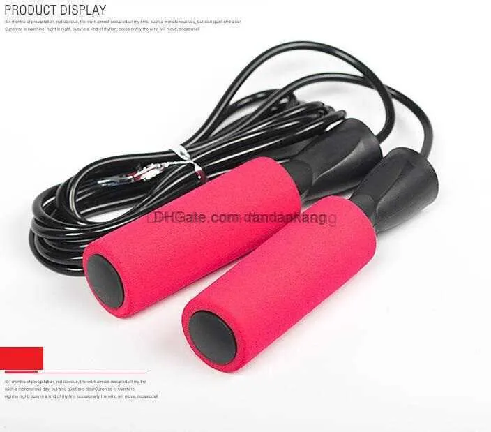DHgate.com:Adjustable Length Leather Jump Rope with Bearings, Tangle ...