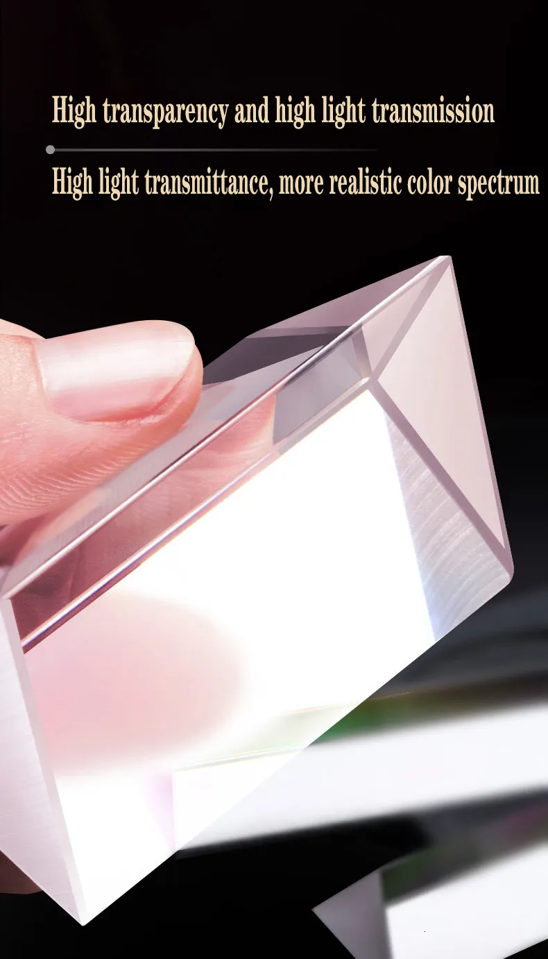 Optical Triangular Prism: Crystal Glass For Rainbow... From Bai10, $3. ...
