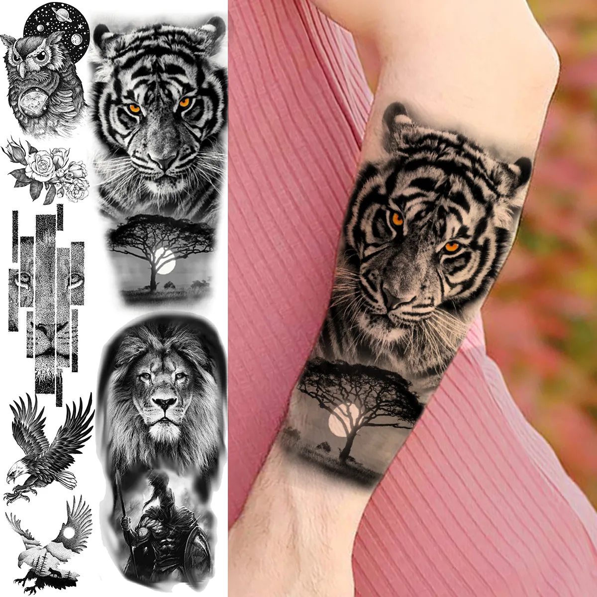 3d Animal Tattoos