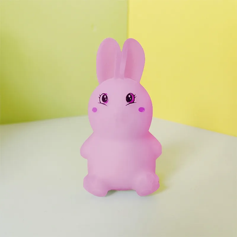 Soft Color Change Rabbit Squishy Fidget Toys Slow Rising Squeeze ...
