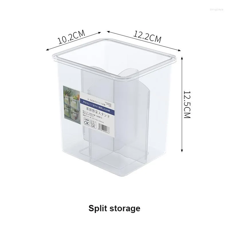 Wall Mount Fridge Storage & Organizer Containers: Clear Plastic Pantry ...