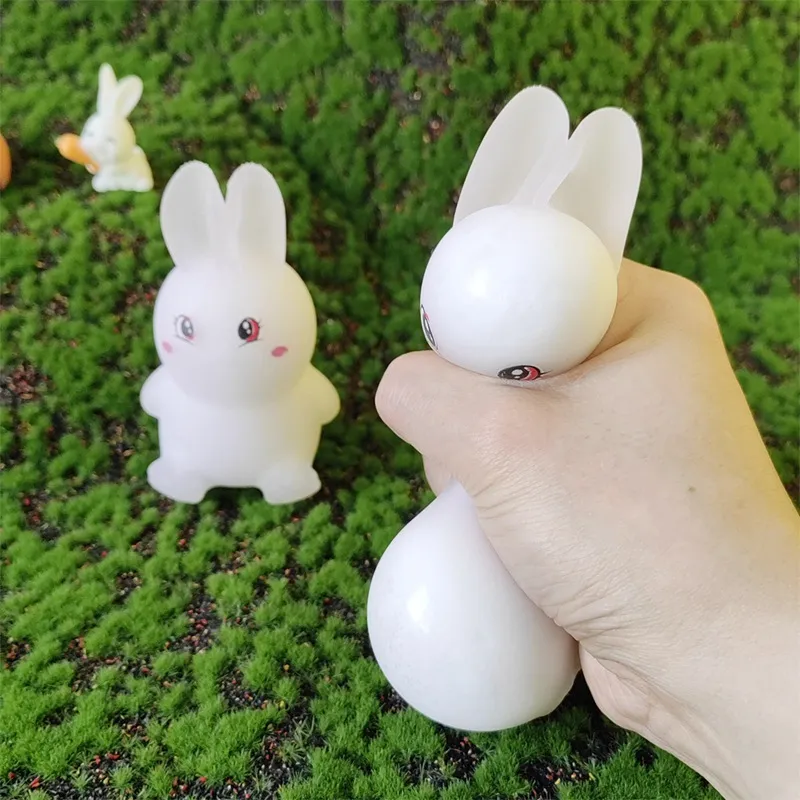Soft Color Change Rabbit Squishy Fidget Toys Slow Rising Squeeze ...