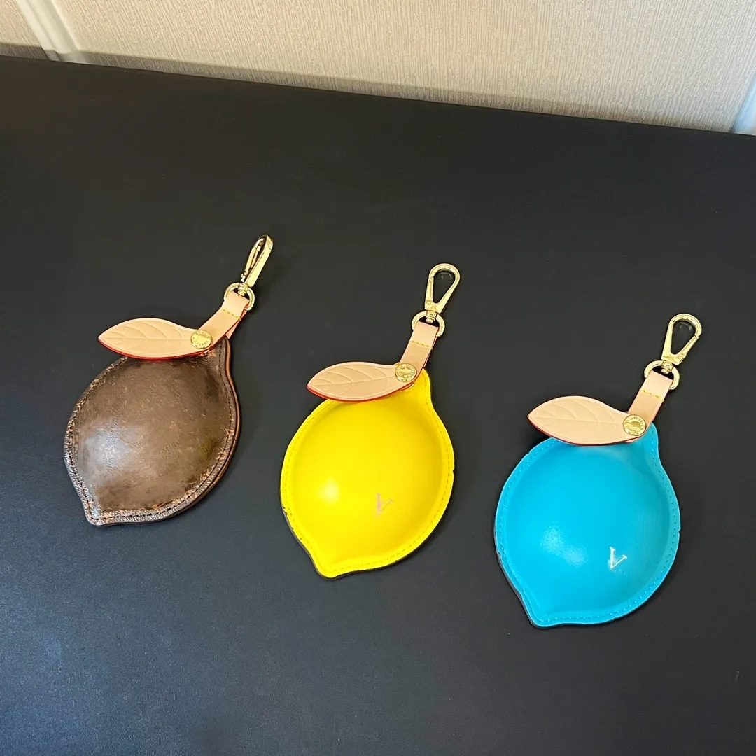 Limited Edition Women's Key Wallet in Yellow Lemon, Coin Purse ...