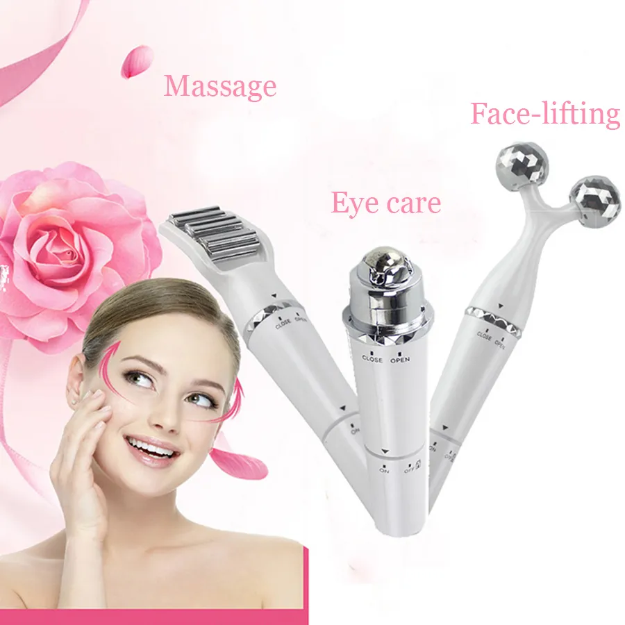 Face Massager 3-in-1 Roller Massage Machine for Face Lifting and ...