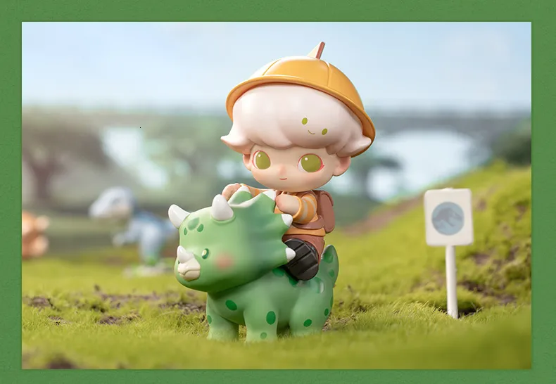 Jurassic World Series Mystery Dessert Box POP MART Dimoo Cute Kawaii ...