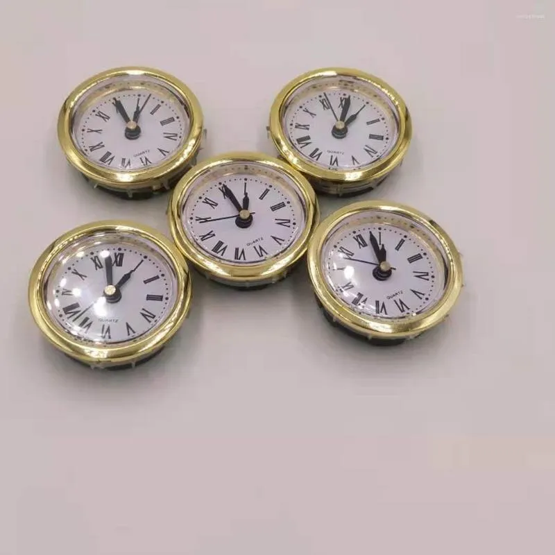 DHgate.com:5PCS 50mm Gold Rim Quartz Clock Inserts for DIY Desk Clocks ...