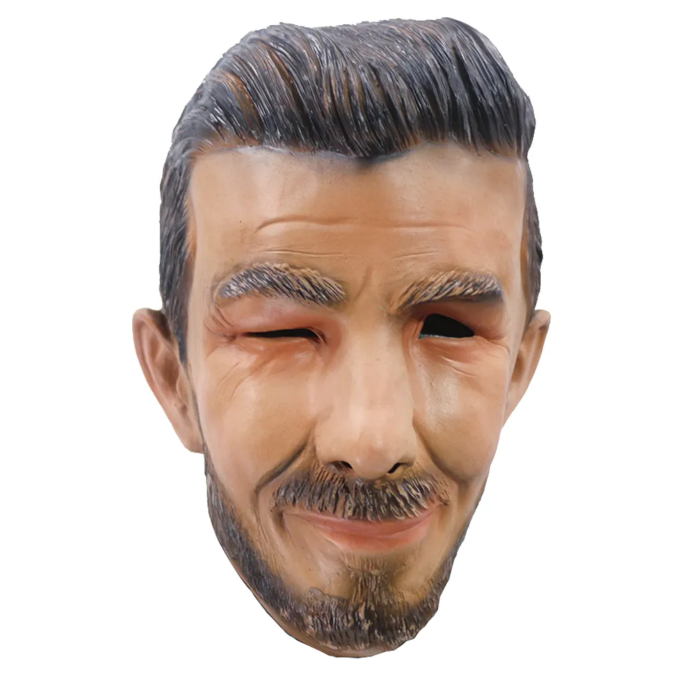 Realistic Party Cosplay Famous Man Face Masks Latex Real Human Face ...