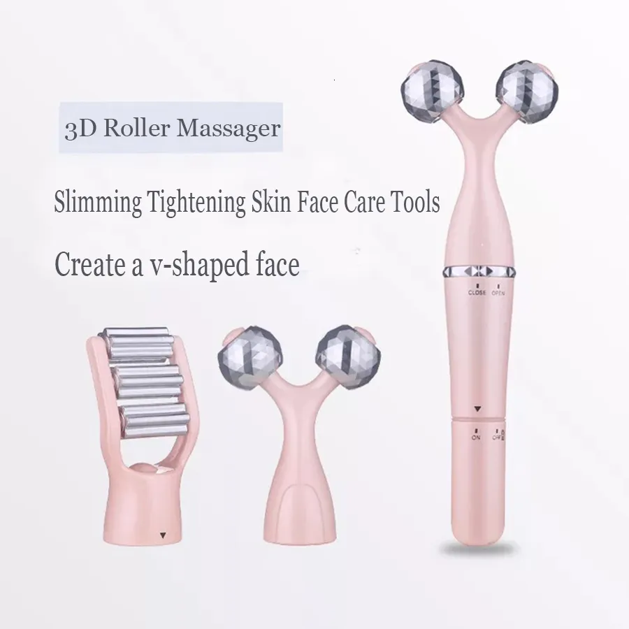 Face Massager 3-in-1 Roller Massage Machine for Face Lifting and ...