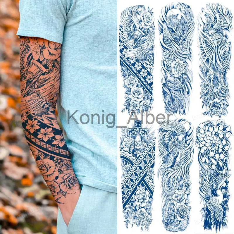 Temporary Tattoos Full Arm Sleeve Temporary... From Mailingsupplies ...