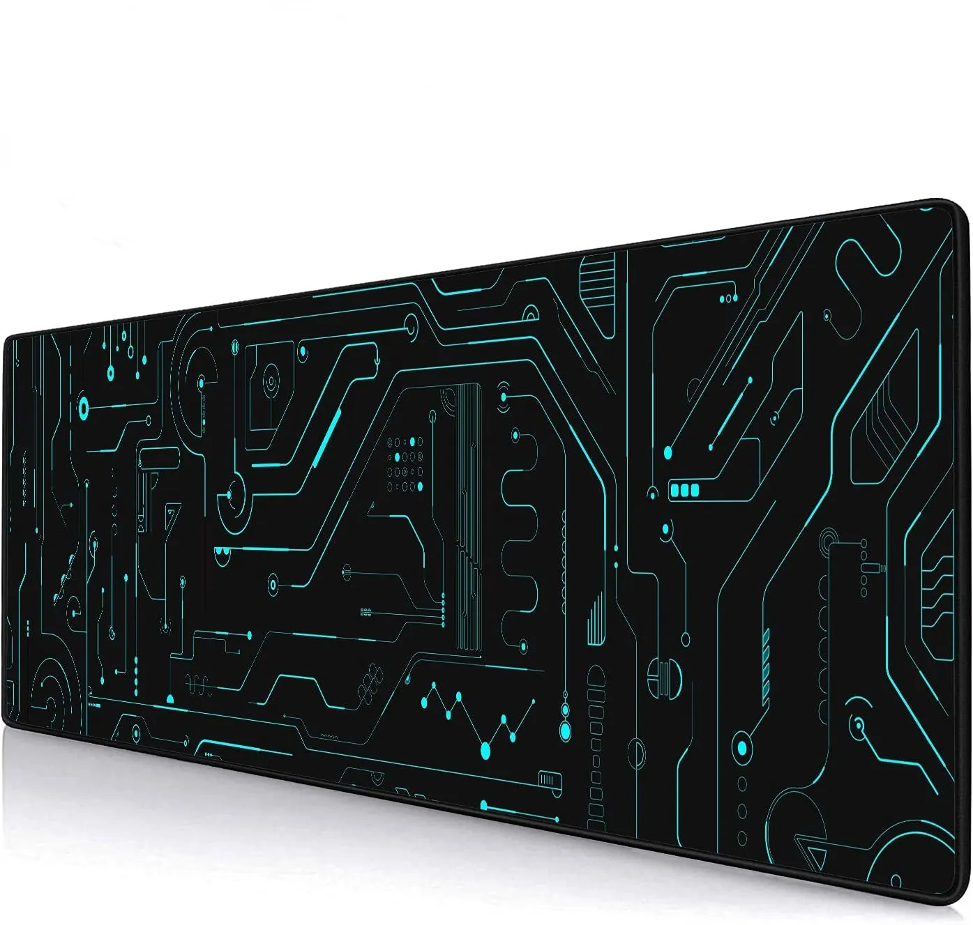 Desk Pad Mat Stitched Edges Mouse Pad XXL Large Mouse Pad Circuit Board ...