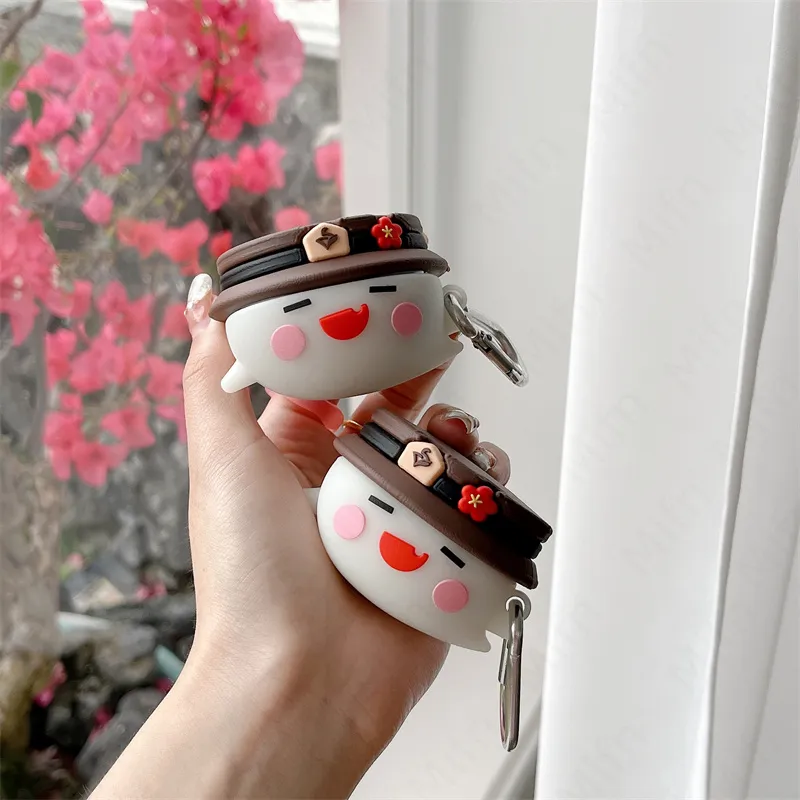3D Hu Tao Galaxy Buds Case - Cute Genshin Impact Anime Earphone ...
