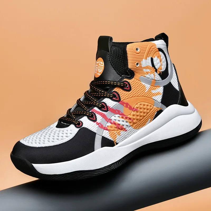 Kids High Top Basketball Shoes: Autumn/Winter Girls' Lace-Up Sneakers ...