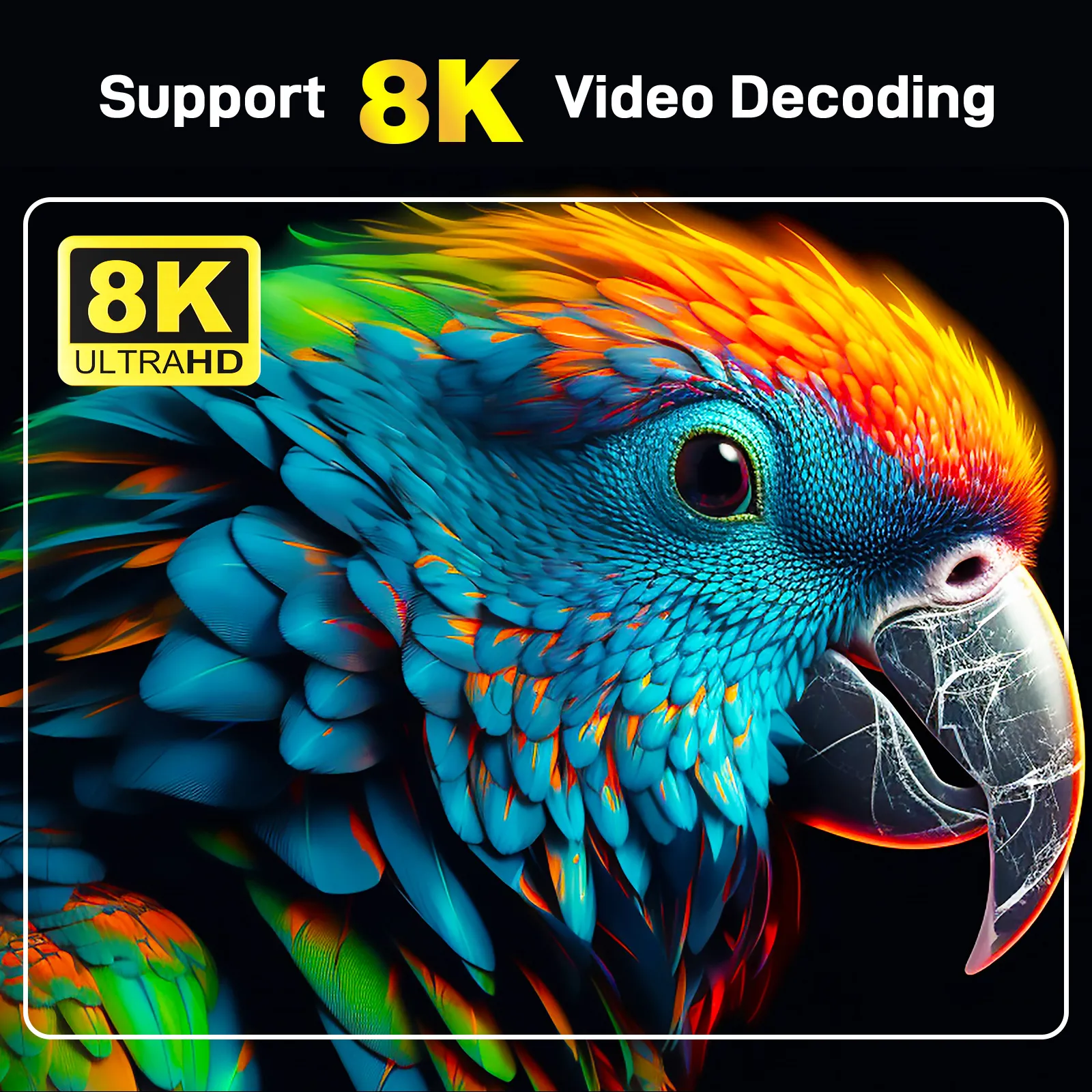 H96 Max M3 Smart TV Box: Android 13, WIFI 6, 8K HD Support, Bluetooth 5 ...