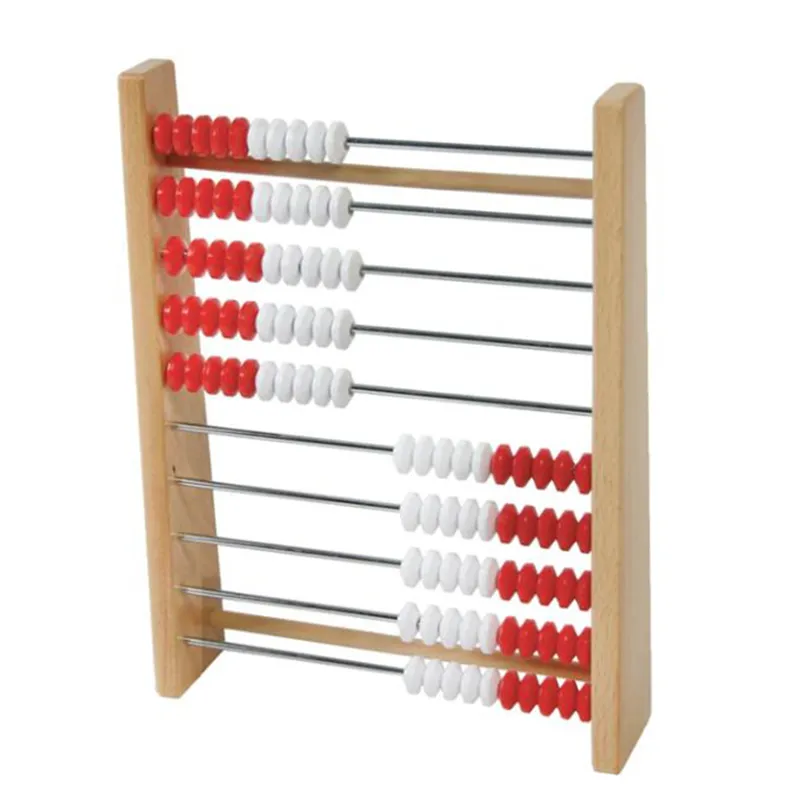 DHgate.com:10-Rod Wooden Montessori Math Manipulative Counting Rack ...