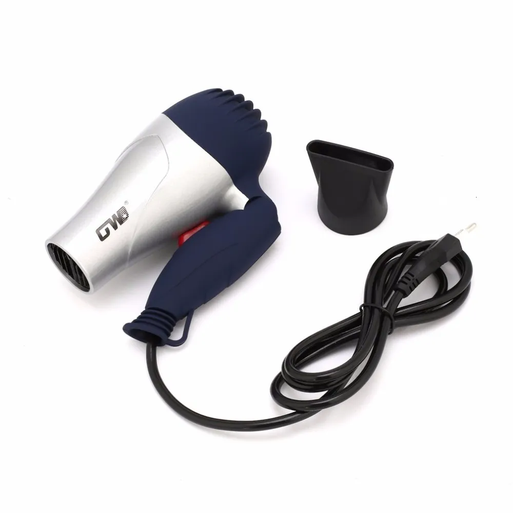 Hair Dryers 1500W Mini Foldable Hair Dryer With Nozzle Low Noise ...