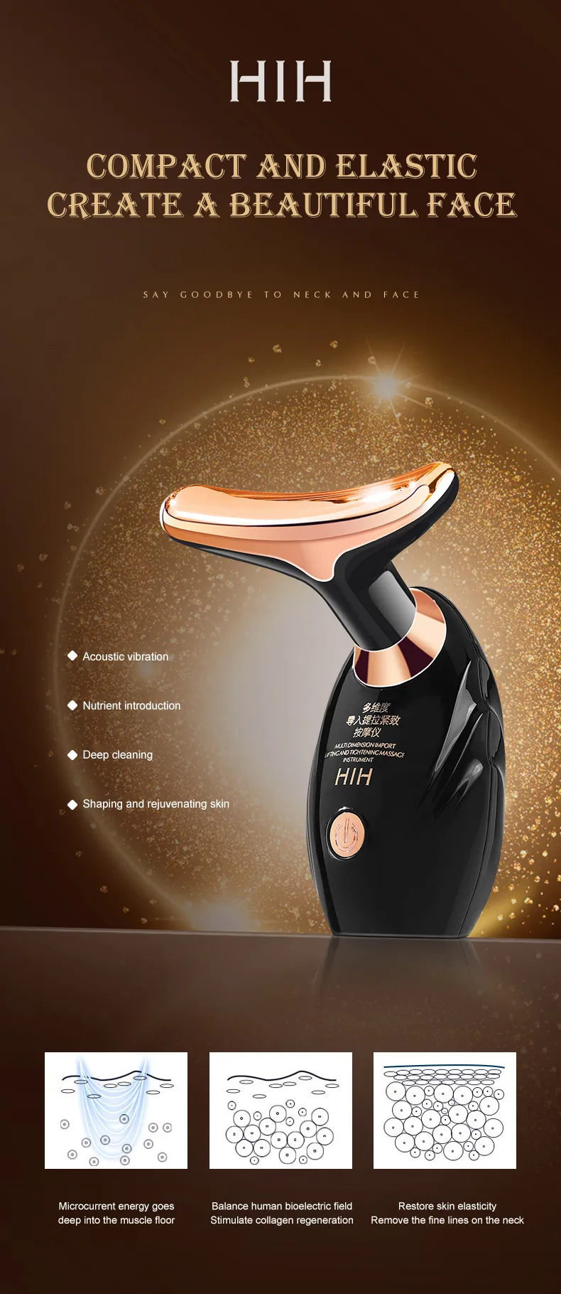 Face Massager for Lifting and Tightening Neck and Eye Area ...