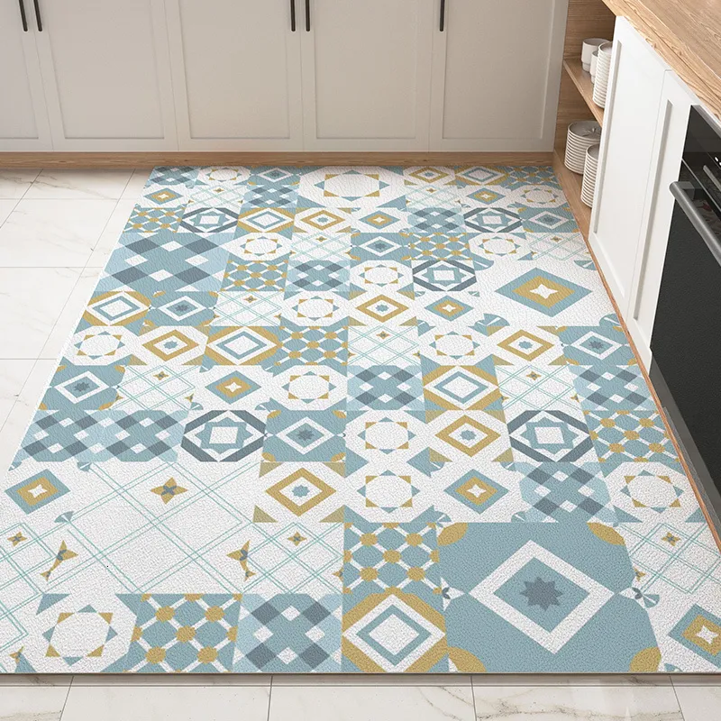 DHgate.com:PVC Carpet Kitchen Mat: Non-Slip Waterproof Floor Mat Rug ...