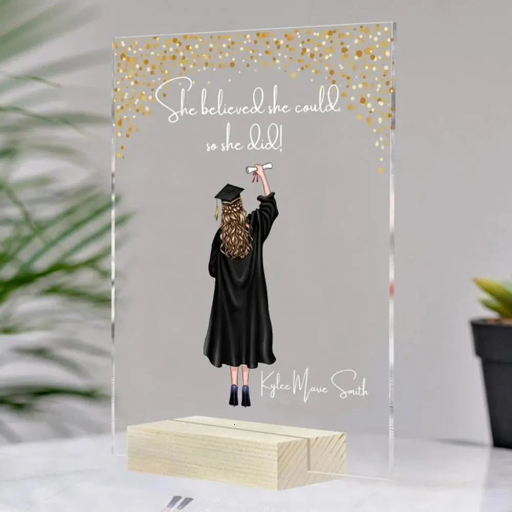 DHgate.com:Exquisite Acrylic Graduation Plaque - Decorative Figurine ...