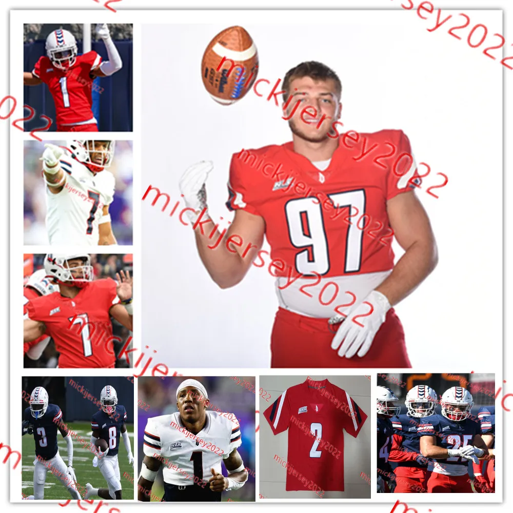 Custom Duquesne Dukes Football Jerseys Authentic Designs For Jalin ...