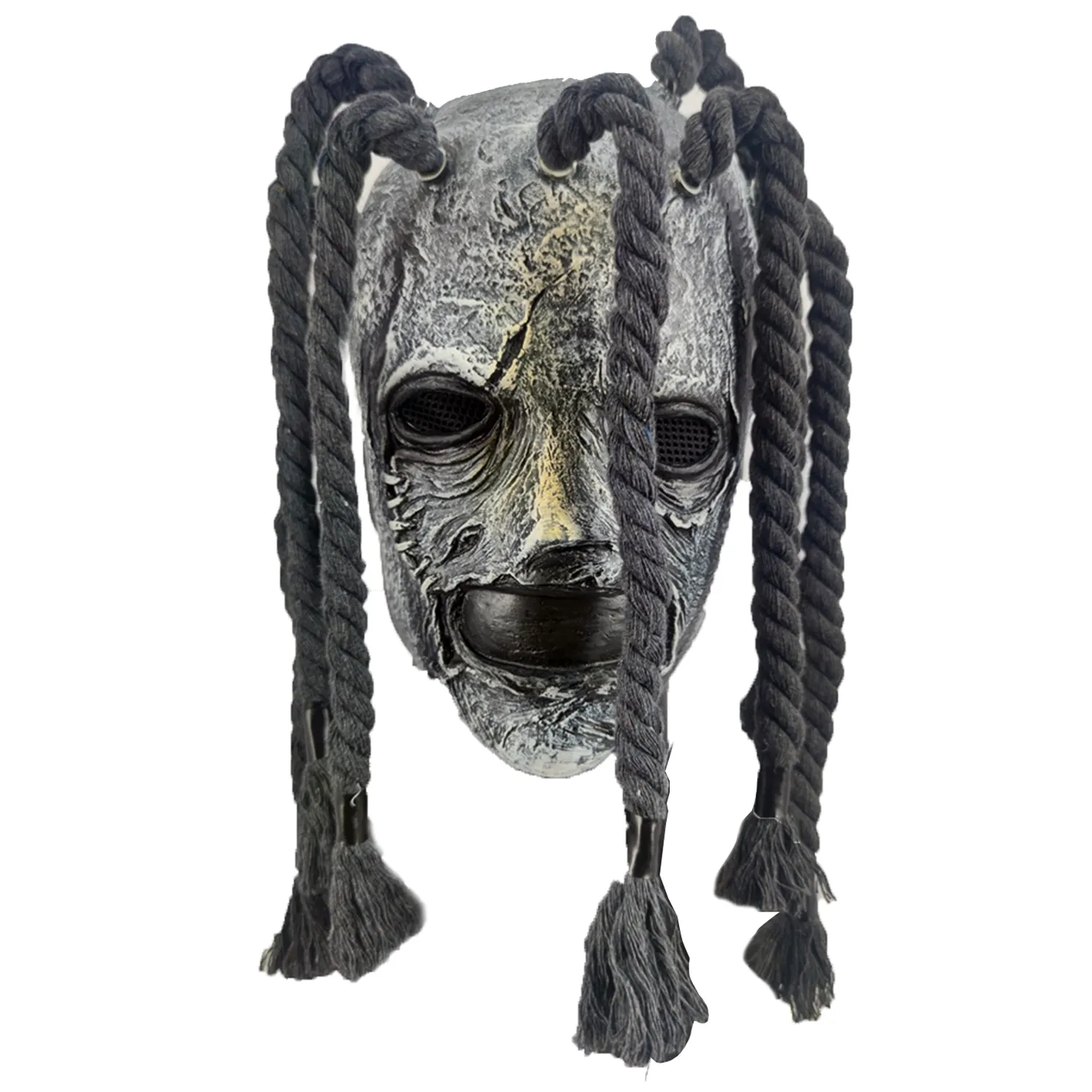 Corey Taylor Style Full Head Latex Hannibal Lecter Mask With Dreadlocks ...