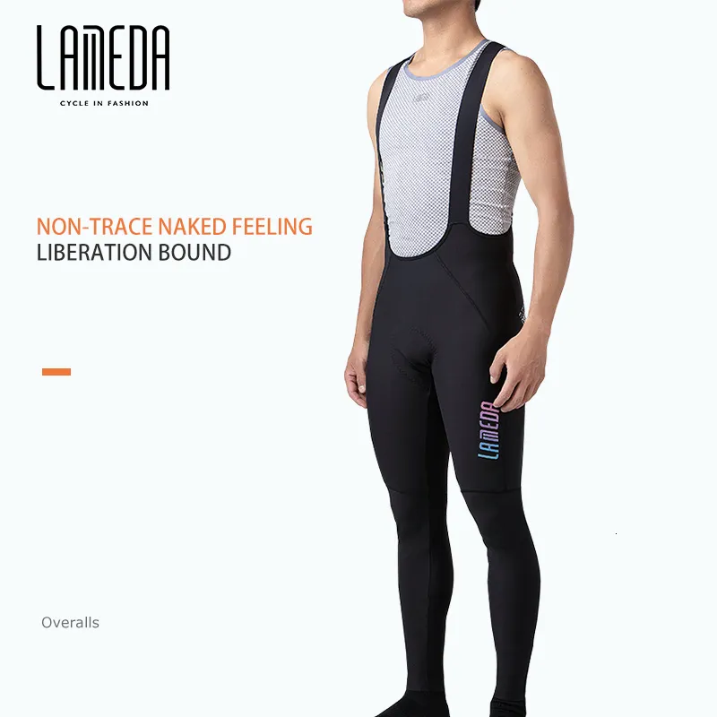Men's Cycling Bib Shorts: LAMEDA Professional Strappy Cycling Pants for Summer Road Bike Riding ...