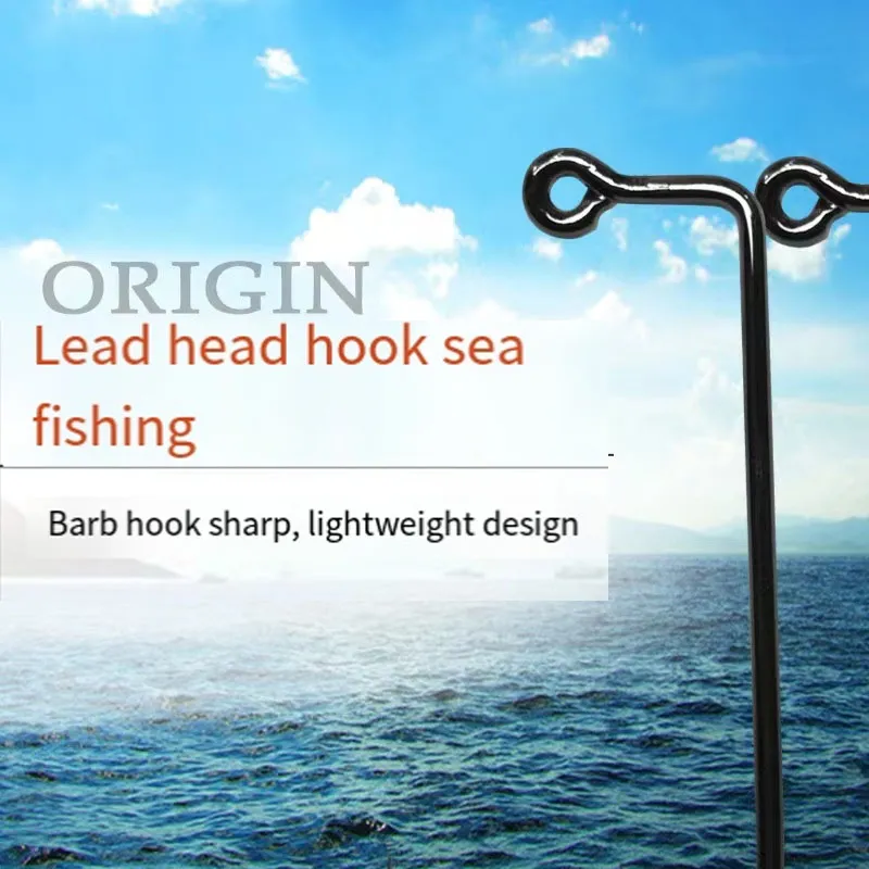 DHgate.com:Aogin JIG-28 Series Barbed Sea Fishing Hook, Right Angle ...