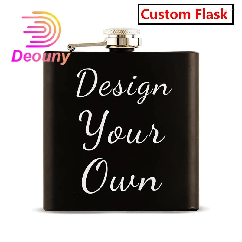 DHgate.com:Custom Flask - 6oz Leakproof Hip Flask, 304 Stainless Steel ...