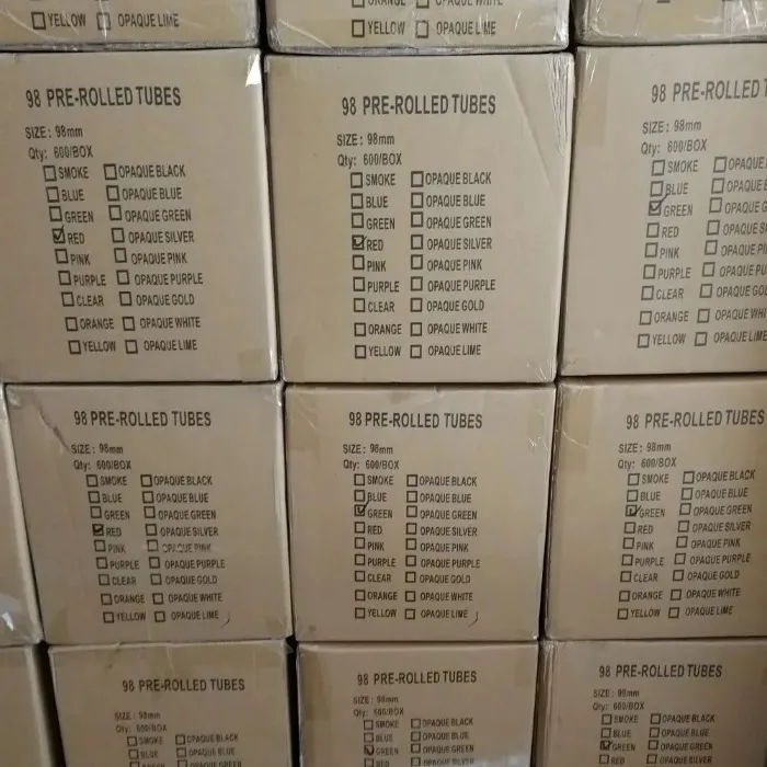DHgate.com:600-Pack Pre-Rolled Pop-Top Squeeze Empty Tubes | 98mm Doob ...