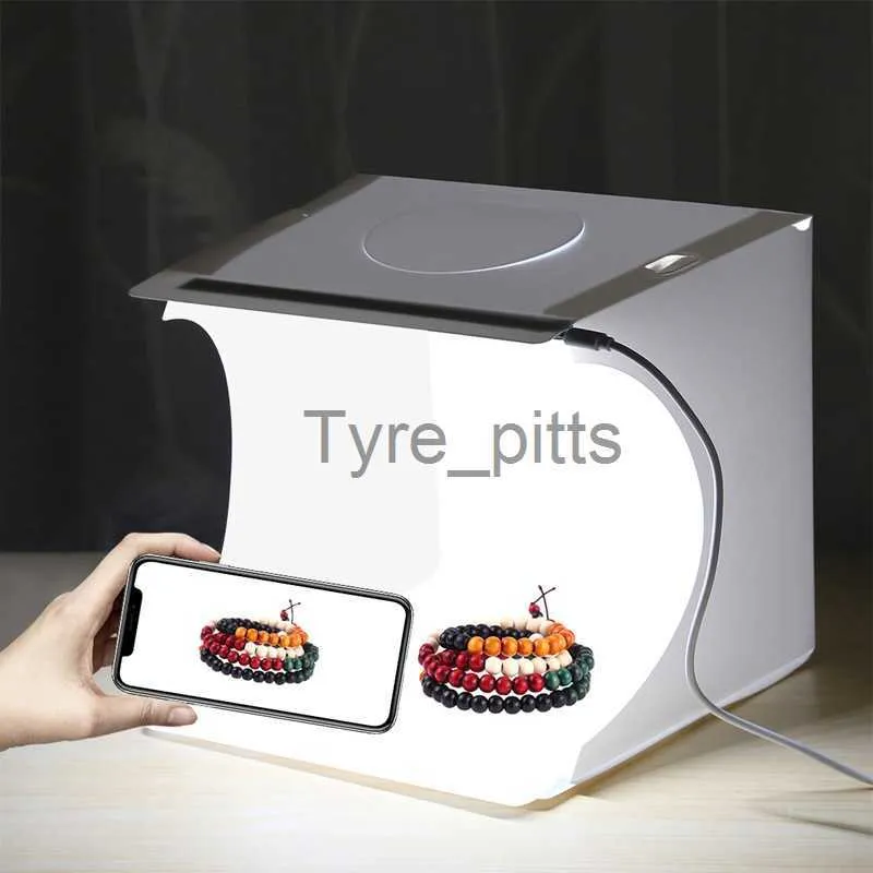 Flash Diffusers Mini LED Lightbox Desktop Folding Photo Studio Box ...