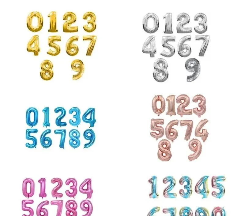32 Inch Number Foil Balloons Birthday Party... From Leadingwholesaler ...