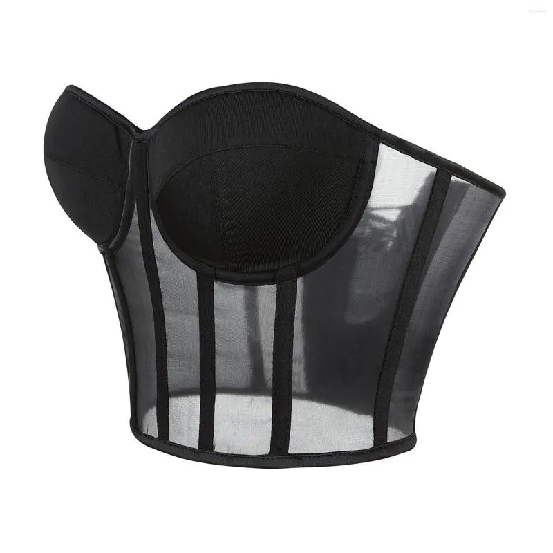 DHgate.com:Women's Shapers Tube Top Gathered Corset Vest Steel Ring ...