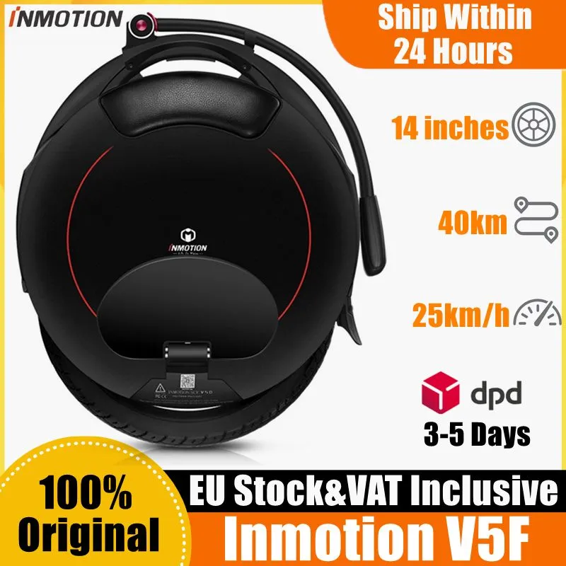 Inmotion SCV V5F 2024 Electric Unicycle 14 Wheel, 550W Motor, 25km/H ...