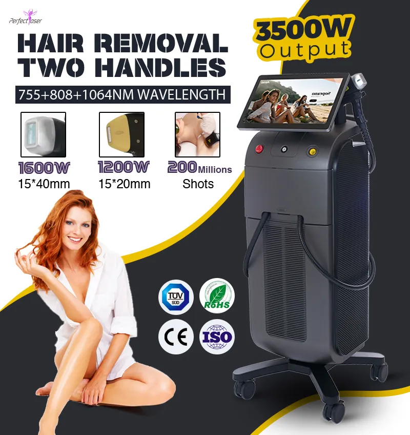 Epilator Beauty Equipment: 755/808/1064nm Laser Hair Removal, Warranty ...