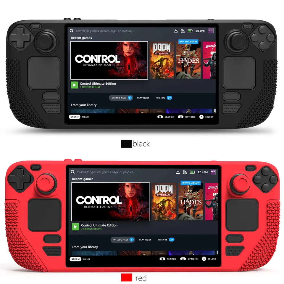 Steam Deck Protective Case - Premium Silicone Skin, Enhanced Grip ...