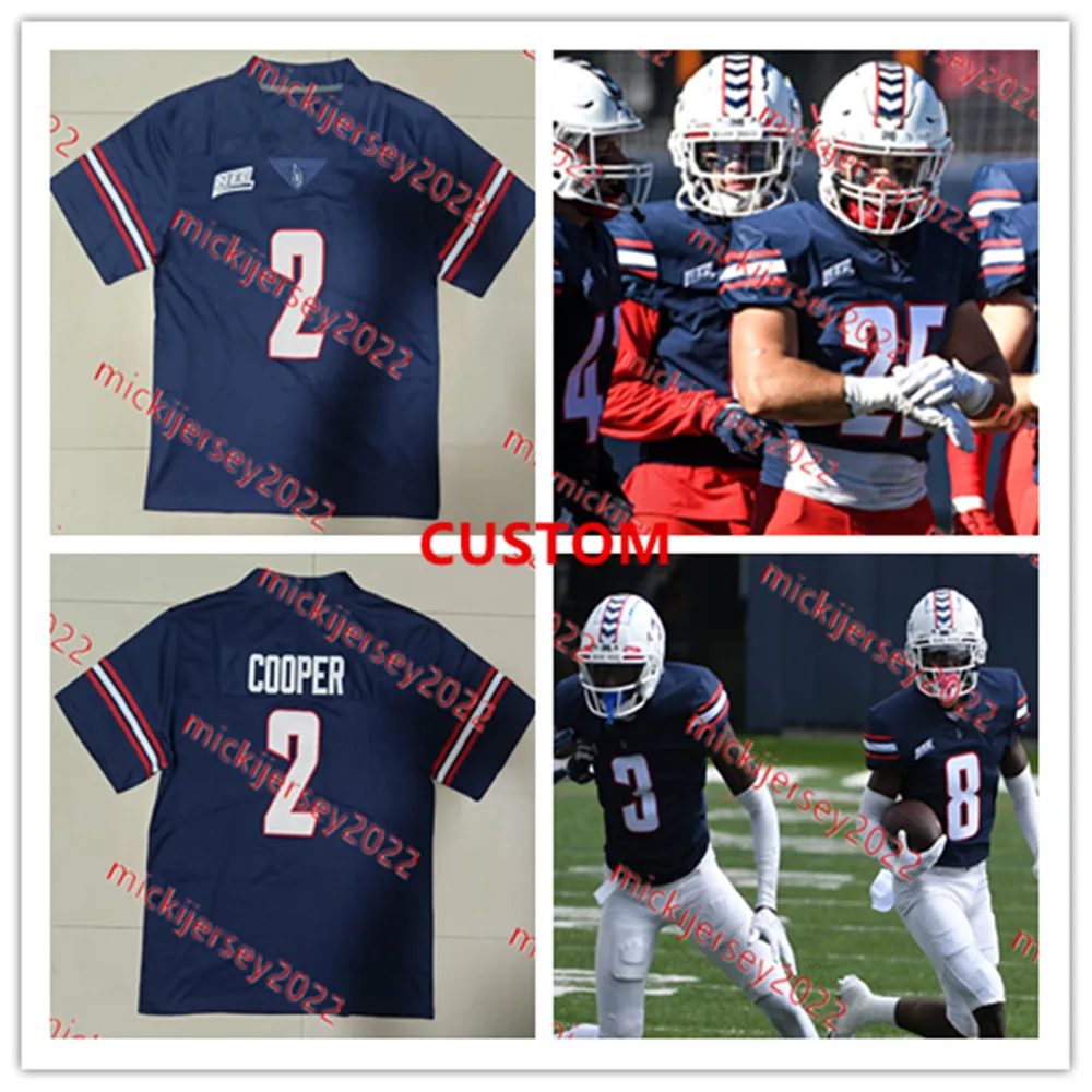 Custom Duquesne Dukes Football Jerseys Authentic Designs For Jalin ...