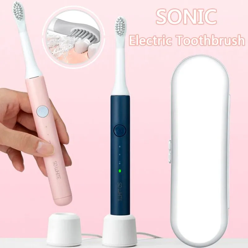 Sonic Tooth Cleaner Rechargeable Electric Toothbrush For Kids ...