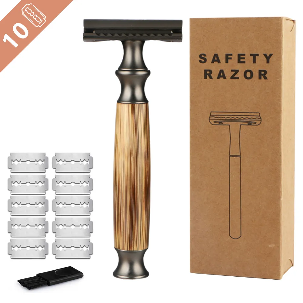 DHgate.com:Bamboo Eco-Friendly Safety Razor for Men and Women | Zero ...