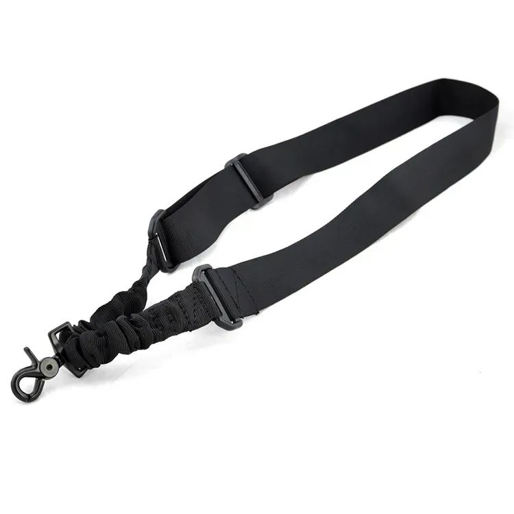 Single Point Sling For AR15 M4 Tactical Adjustable Bungee One Point Gun ...