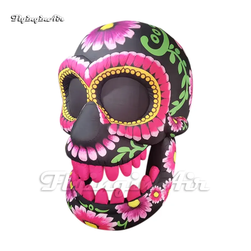 Inflatable Costumes Halloween La Catrina Skull Mask Large Dia De ...