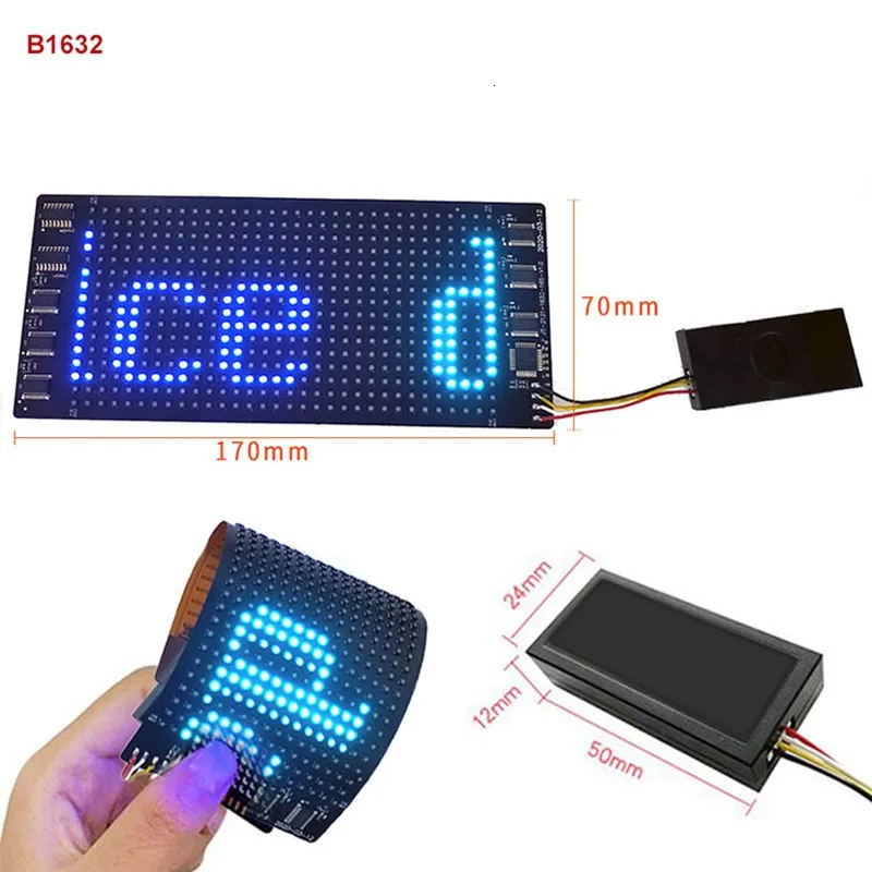 Mini Flexible Led Message Display Strip With Full... From Zhong04, $12. ...