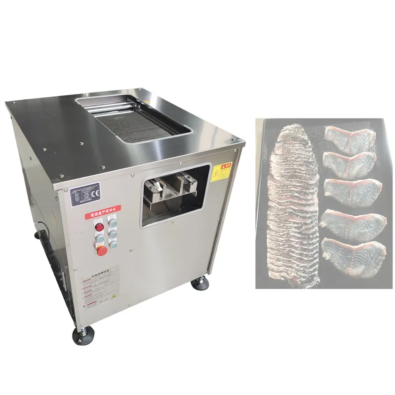 Commercial Electric Food Slicer Machine - Stainless Steel Oblique ...