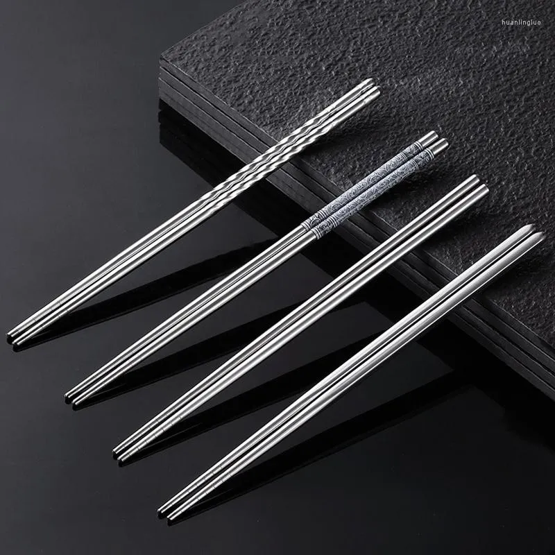 Premium Stainless Steel Chopsticks Set - 3/Home Use, High Heat ...