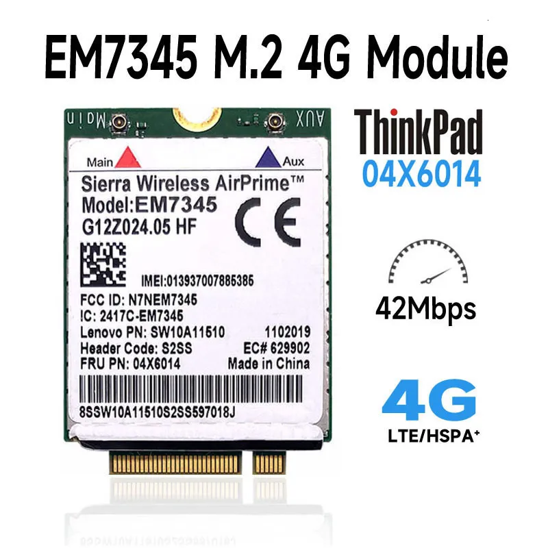 DHgate.com:Lenovo Thinkpad EM7345 4G LTE Mobile Broadband WWAN Module ...
