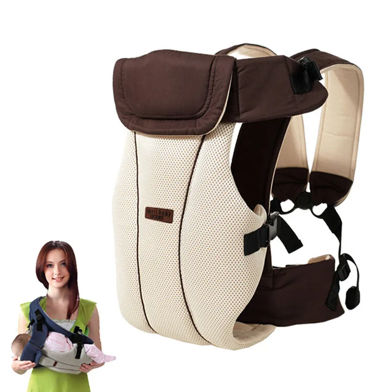 Breathable Baby Sling Backpack - Ergonomic Infant Carrier with Hip Seat ...