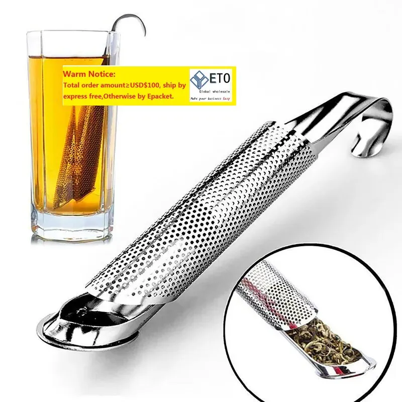 DHgate.com:Stainless Steel Tea Infuser Pipes: Mesh Strainers for Loose ...