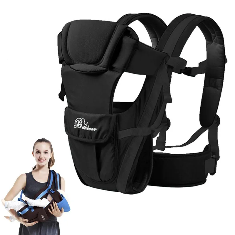 Breathable Baby Carrier Backpack Sling - 4-in-1 Infant Kangaroo Pouch ...