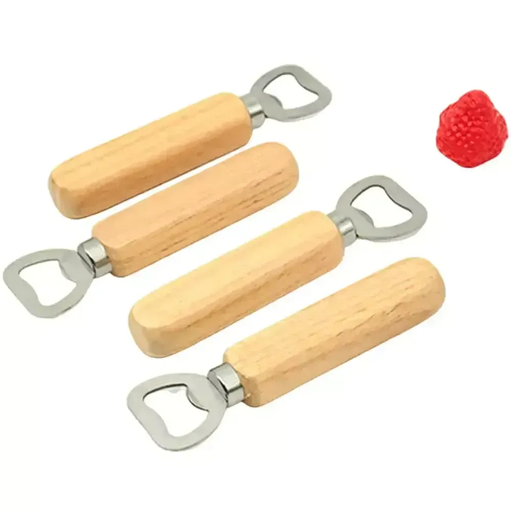 DHgate.com:Stainless Steel Wood Handle Beer Bottle Openers Wine Glass ...